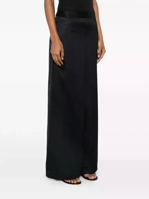 LUTZ HUELLE Column Zip-up Maxi Skirt