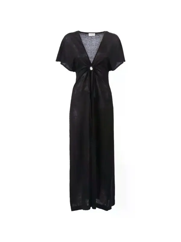 P.a.r.o.s.h Babygirl" Ring Detail Dress - Black