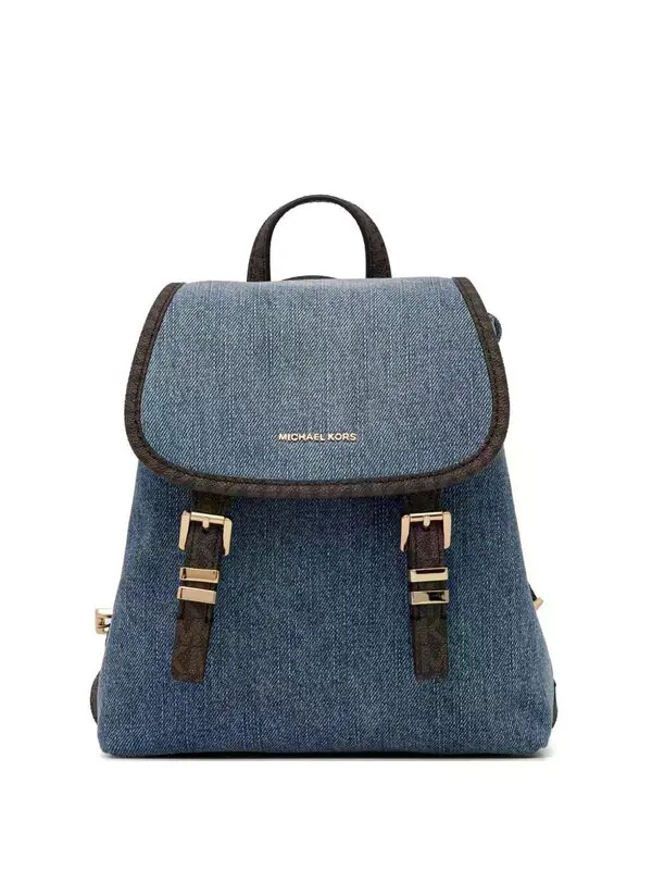 Michael Kors Denim Monogram Backpack