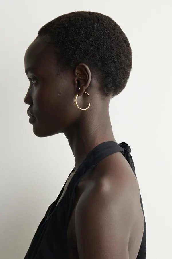 Cos Stacked Hoop Earrings