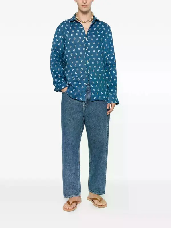 MC2 SAINT BARTH Floral-print Buttoned Shirt