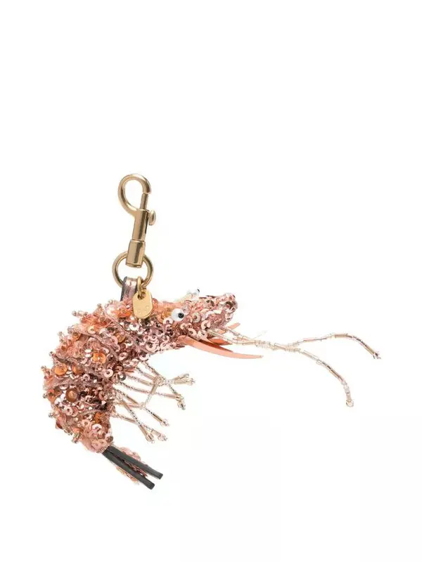 ANYA HINDMARCH Sequin Embellished Shrimp Keyring