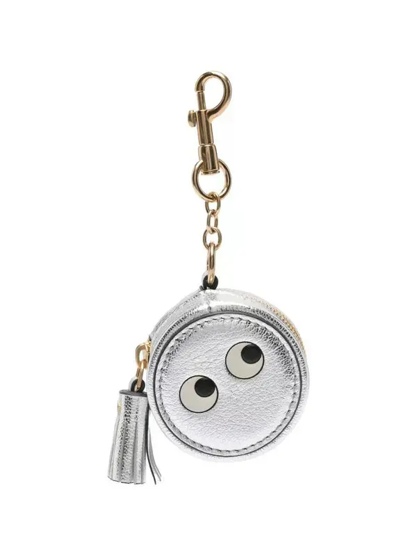 ANYA HINDMARCH Eyes Tassel Keyring - Silver