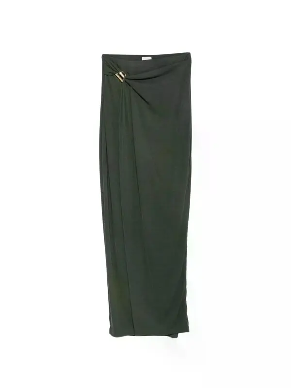 Nanushka Tozi Draped Hardware Maxi Skirt