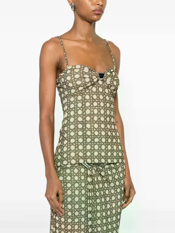 Nanushka Sweetheart Neck Top