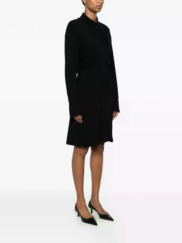 TOTEME Ruched Detail Shirt Dress