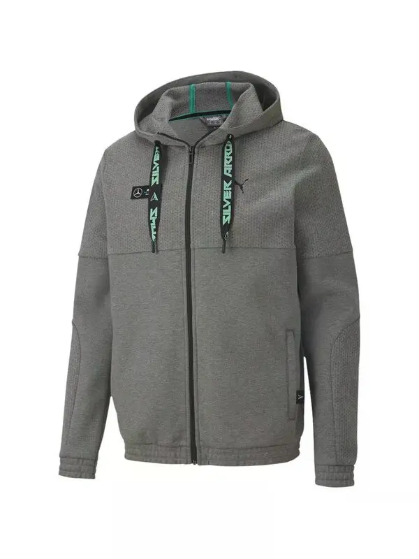 PUMA Mercedes-amg Petronas Motorsport Zip-up Hoodie - Grey