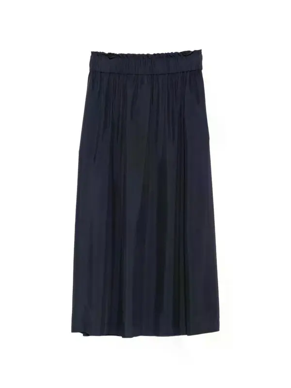 Gant Elasticated Waistband Gathered Midi Skirt