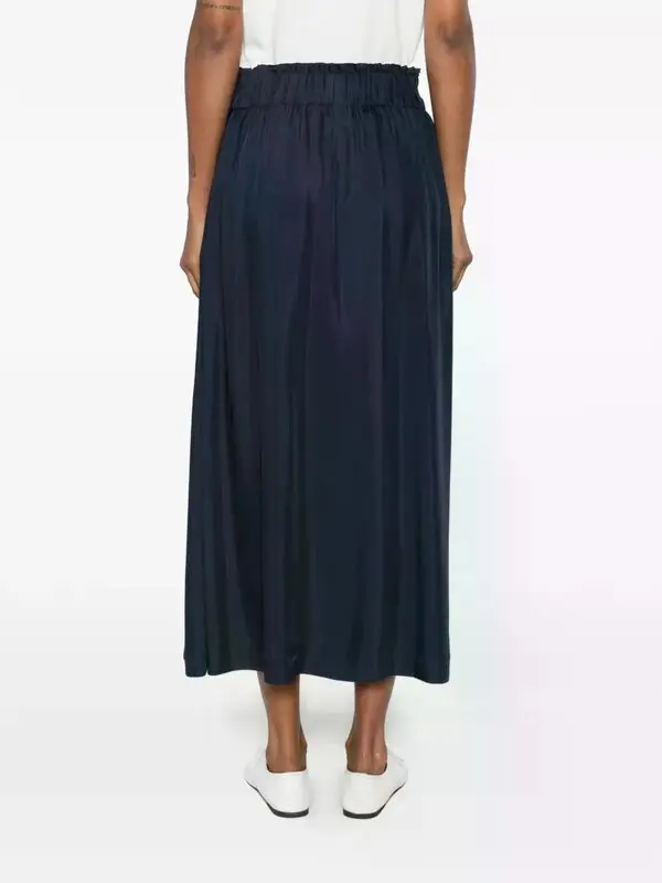 Gant Elasticated Waistband Gathered Midi Skirt