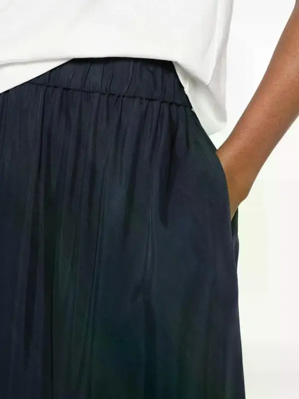 Gant Elasticated Waistband Gathered Midi Skirt