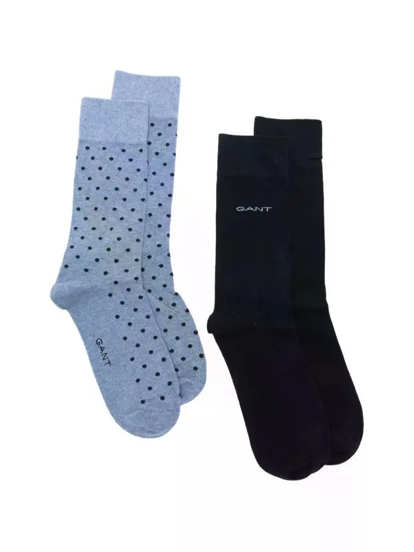 Gant Logo Print Socks - Black