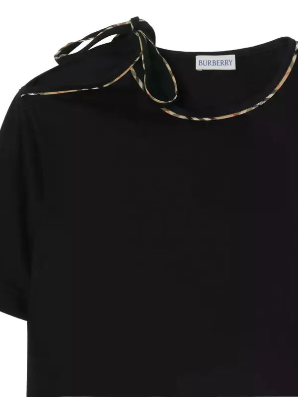 Burberry Tie-sleeve Cotton T-shirt