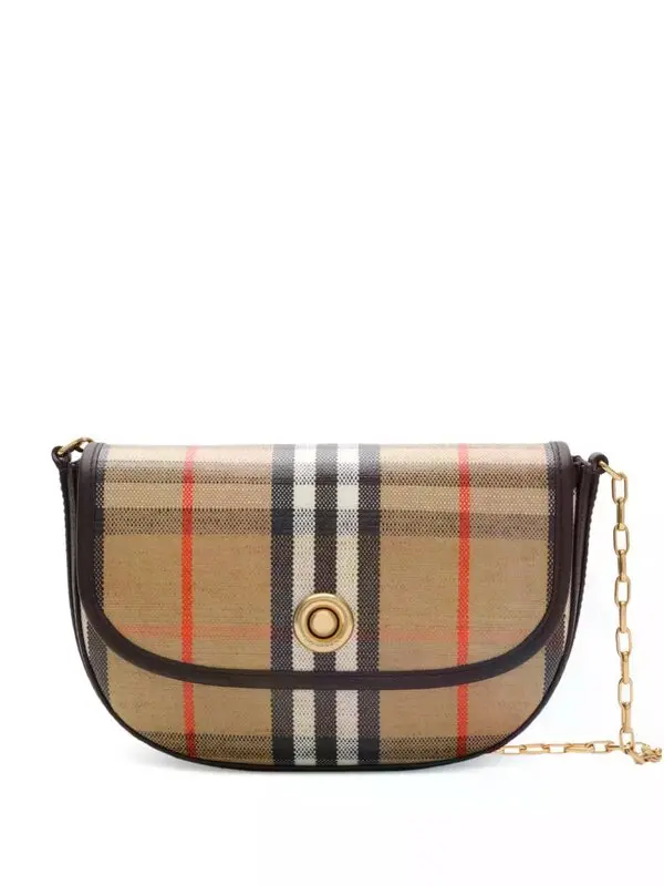 Burberry Mini Highlands Chain Crossbody Bag - Neutrals