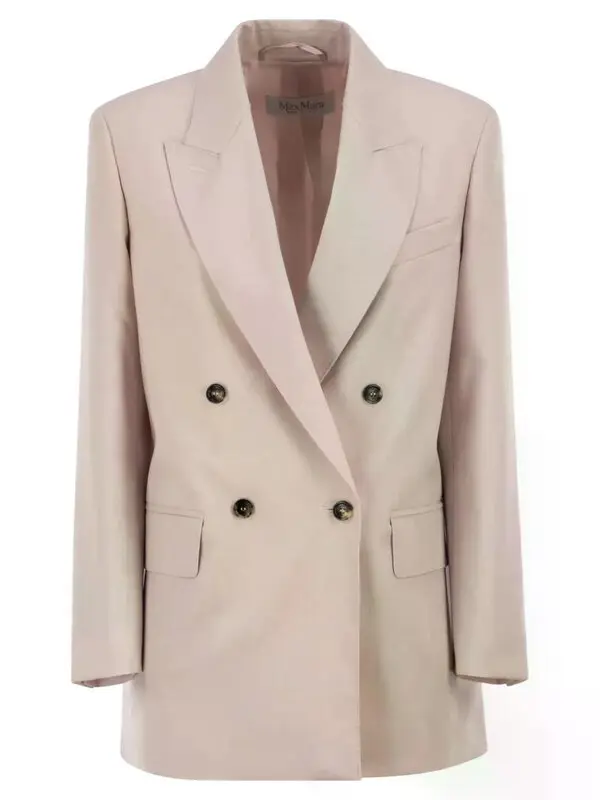 Max Mara Double-breasted Peak-lapel Blazer