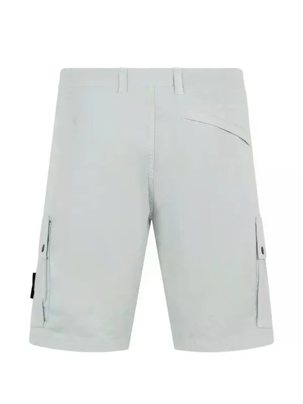 Stone Island Logo Patch Cargo Shorts