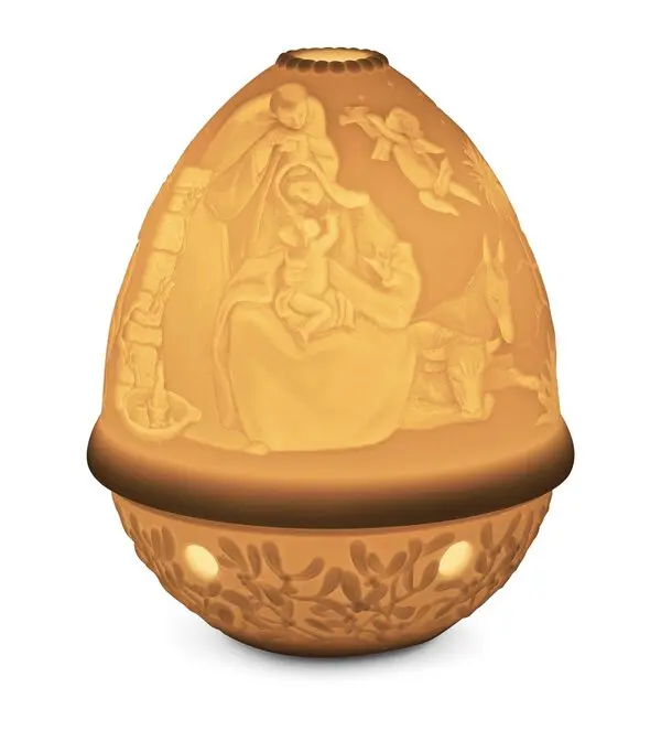 LLADRO Nativity Lithophane - White