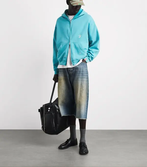 CHERRY LOS ANGELES Western Athletic Zip-up Hoodie