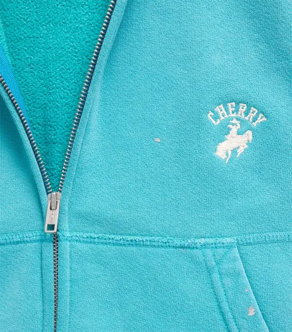 CHERRY LOS ANGELES Western Athletic Zip-up Hoodie