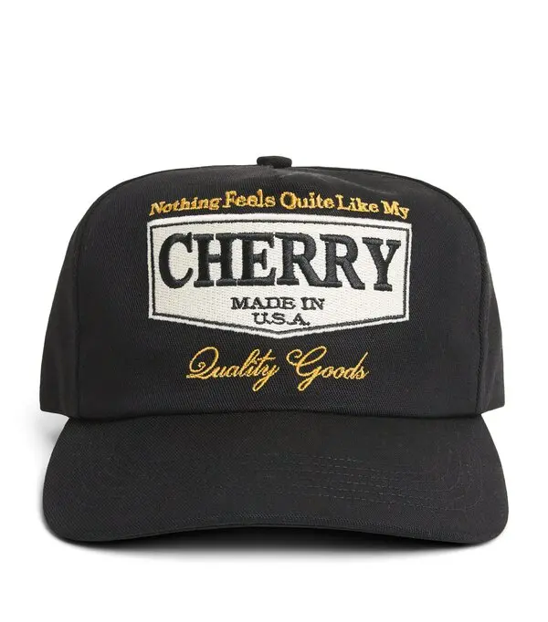 CHERRY LOS ANGELES Embroidered Logo Cap - Black