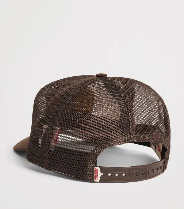 CHERRY LOS ANGELES Mesh Patch Trucker Cap