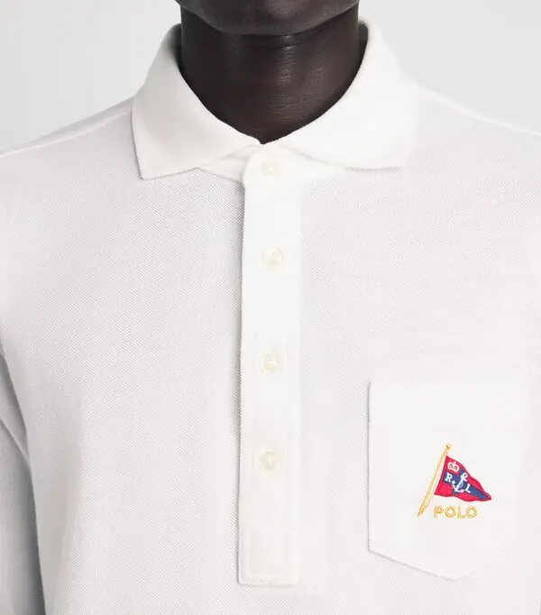 Polo Ralph Lauren Cotton Mesh Long-sleeve Polo Shirt