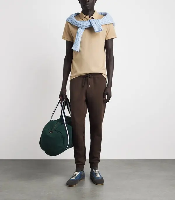 Polo Ralph Lauren Cotton Mesh Slim Fit Polo Shirt With Signature Pony Logo - Brown