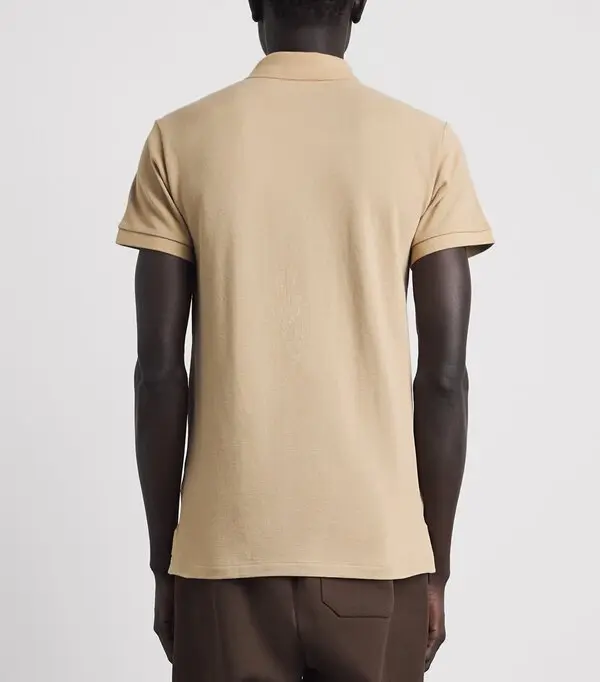 Polo Ralph Lauren Cotton Mesh Slim Fit Polo Shirt With Signature Pony Logo - Brown
