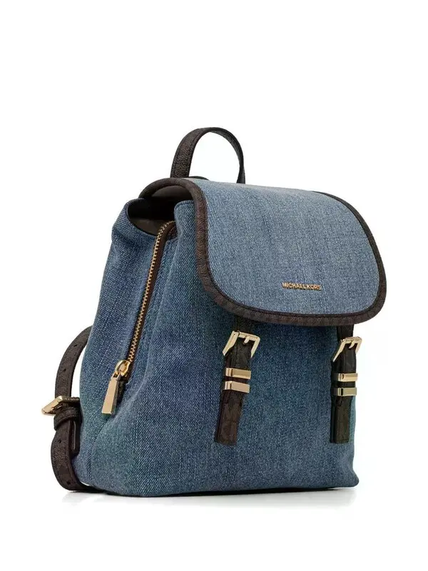 Michael Kors Denim Monogram Backpack