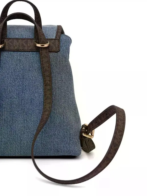 Michael Kors Denim Monogram Backpack