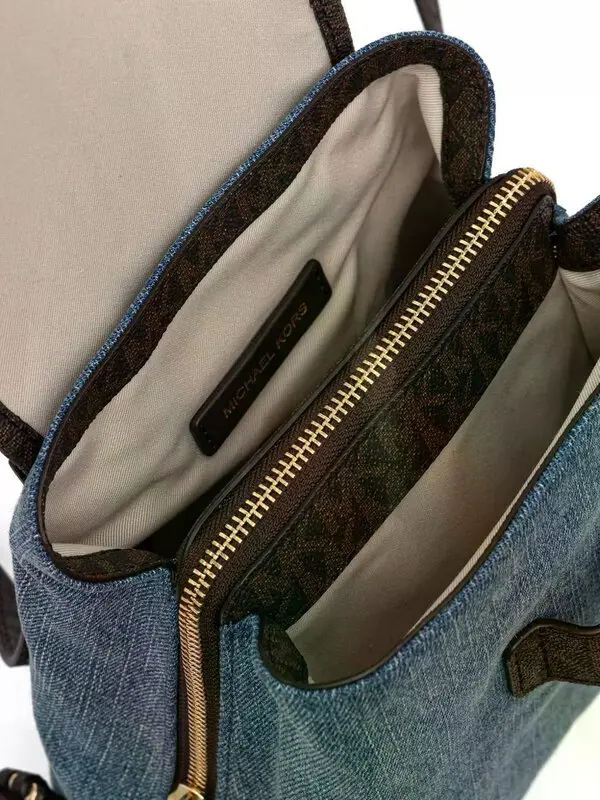 Michael Kors Denim Monogram Backpack