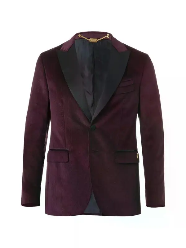 BILLIONAIRE Brian Peak-lapel Blazer - Purple