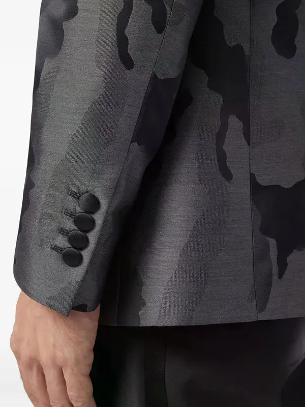 BILLIONAIRE Camouflage-pattern Blazer
