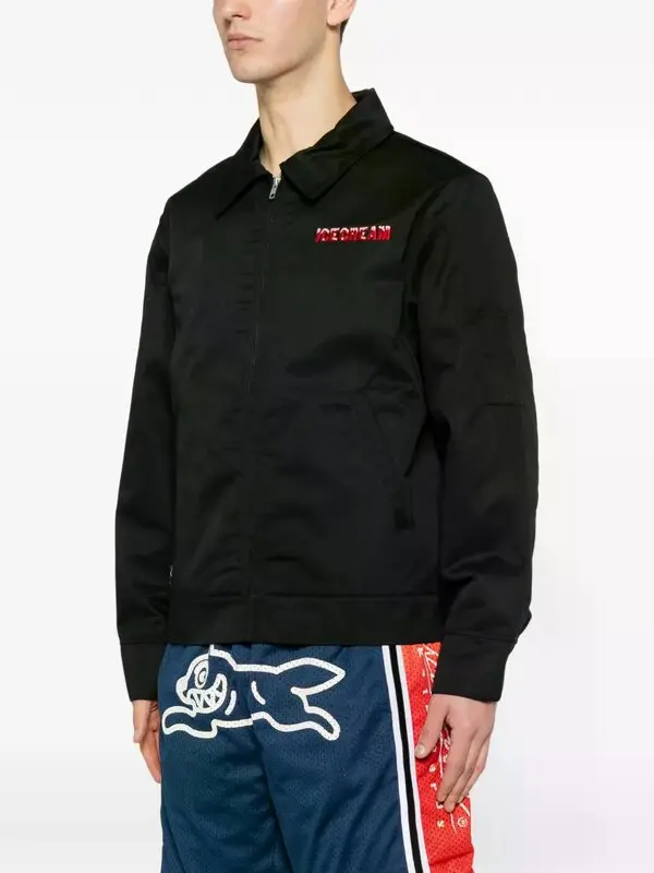 ICECREAM Logo Embroidered Zip-up Jacket