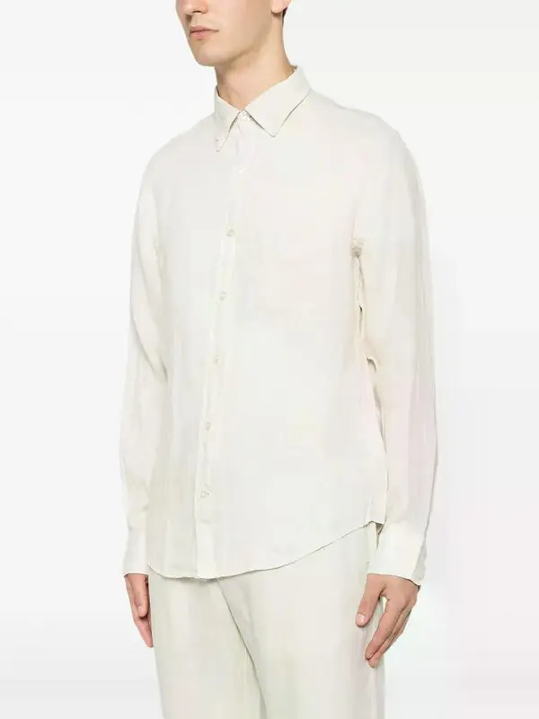 Gant Button-down-collar Chest-pocket Shirt - Neutrals