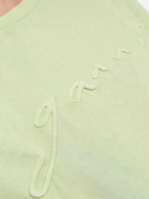 GANNI Embroidered Logo T-shirt