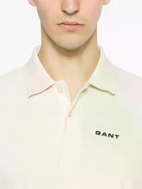 Gant Logo-print Piqué Polo Shirt