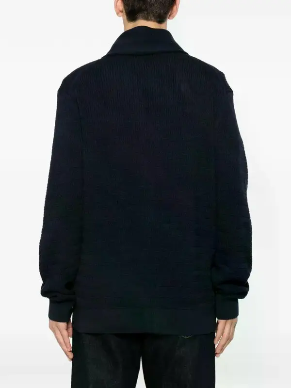Gant Shawl Collar Waffle-knit Cardigan