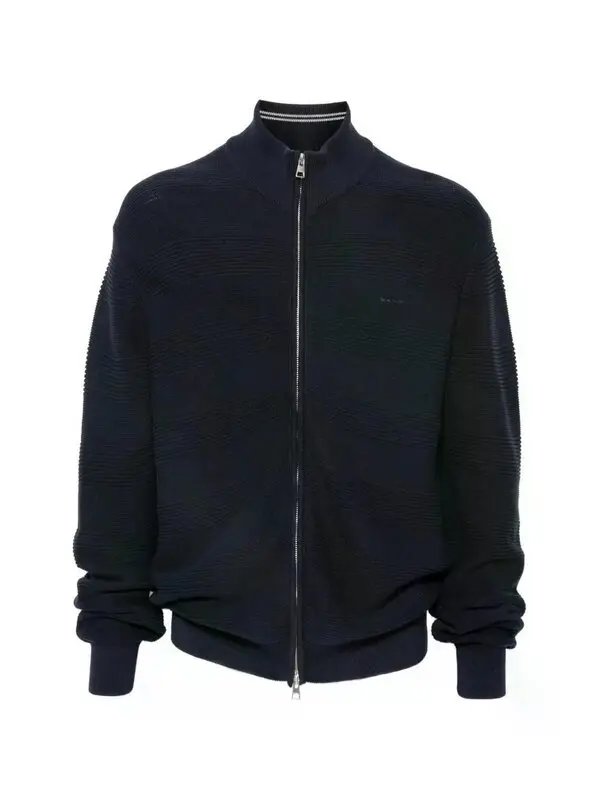 Gant Textured Zip-up Sweater