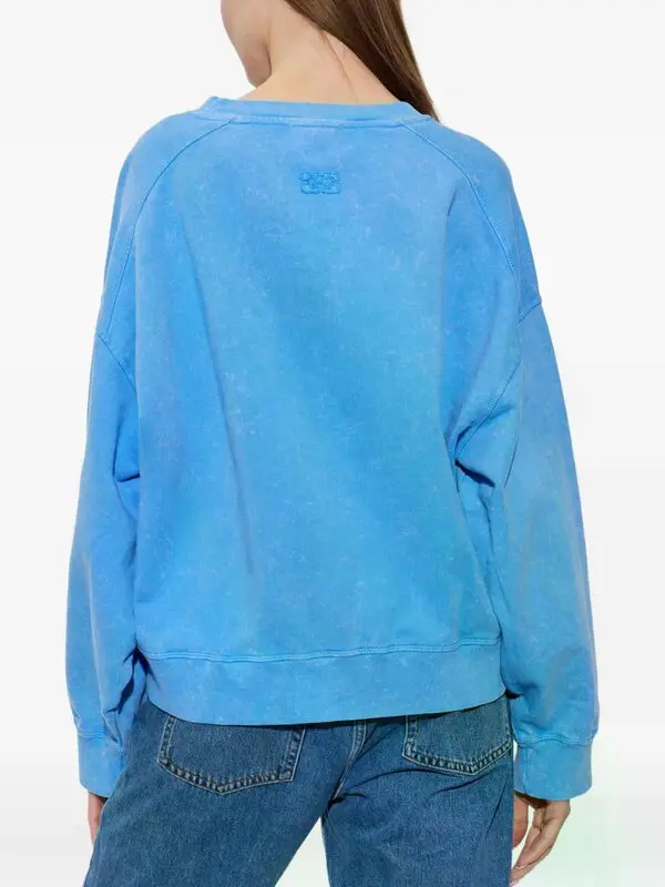 GANNI Logo Print Sweatshirt
