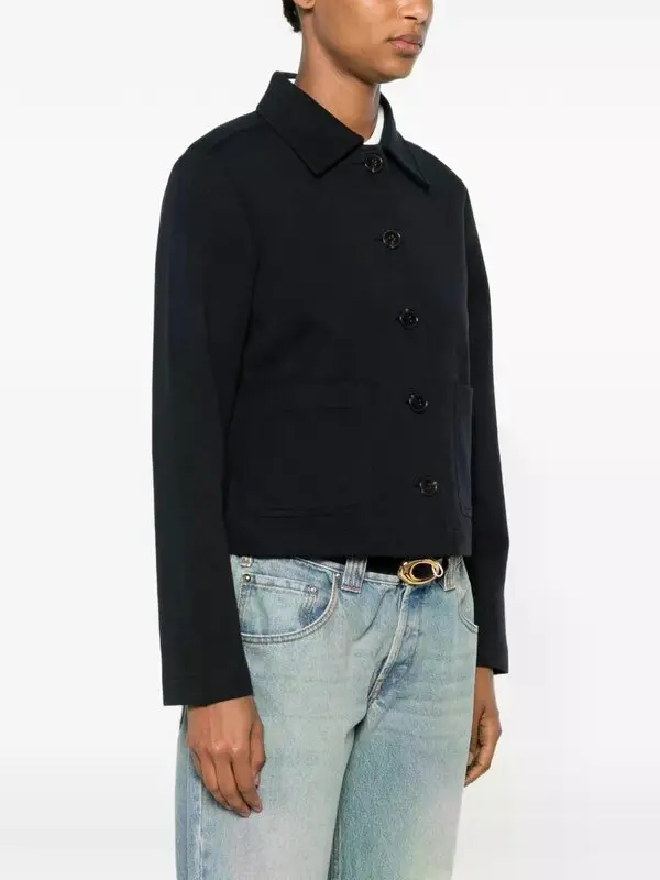 Marc O'polo Black Patch Pocket Button-up Jacket