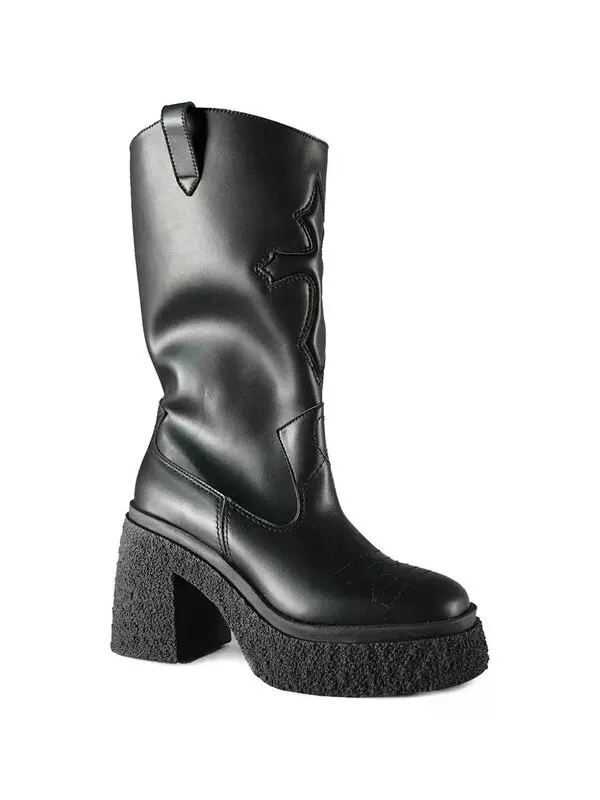 ALTERCORE Monroe Western-style Platform Boots
