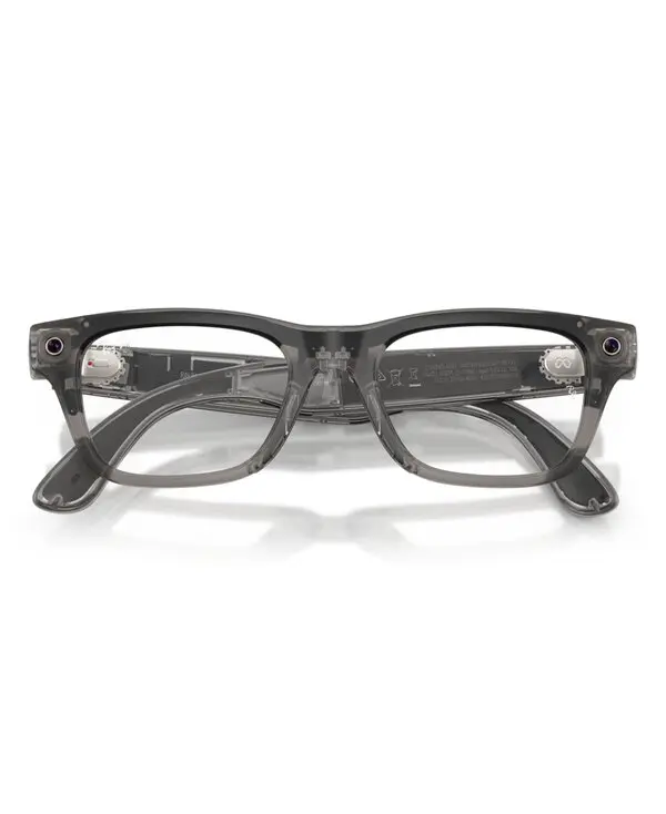 RAY-BAN META Blayzer Optics Eyeglasses - Transparent Ice Gray