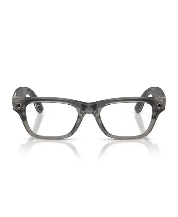 RAY-BAN META Blayzer Optics Eyeglasses - Transparent Ice Gray