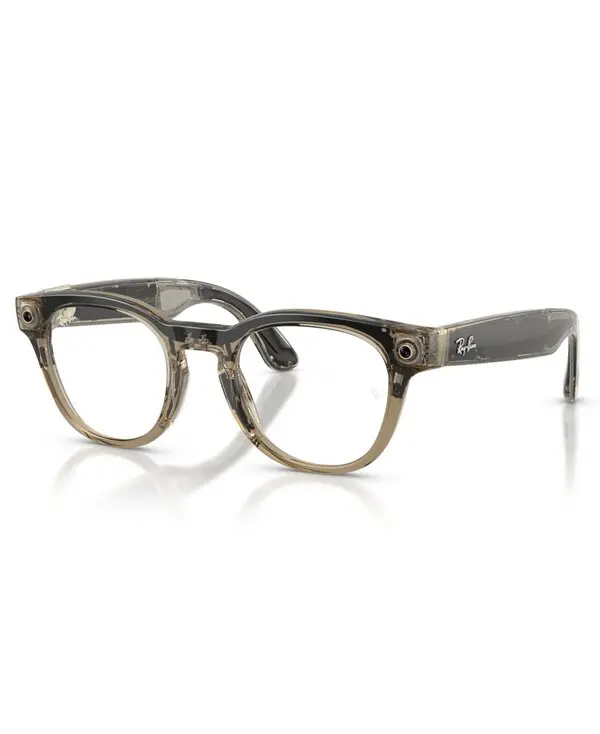 RAY-BAN META Scriber Optics Eyeglasses - Light Brown