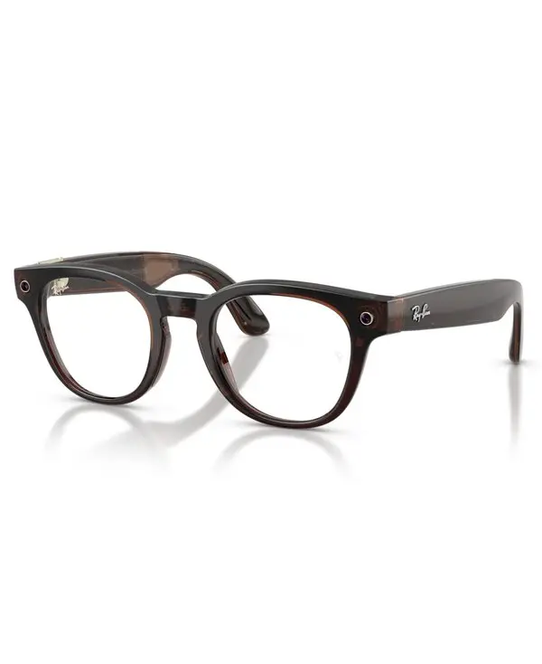 RAY-BAN META Scriber Optics Eyeglasses - Transparent Umber