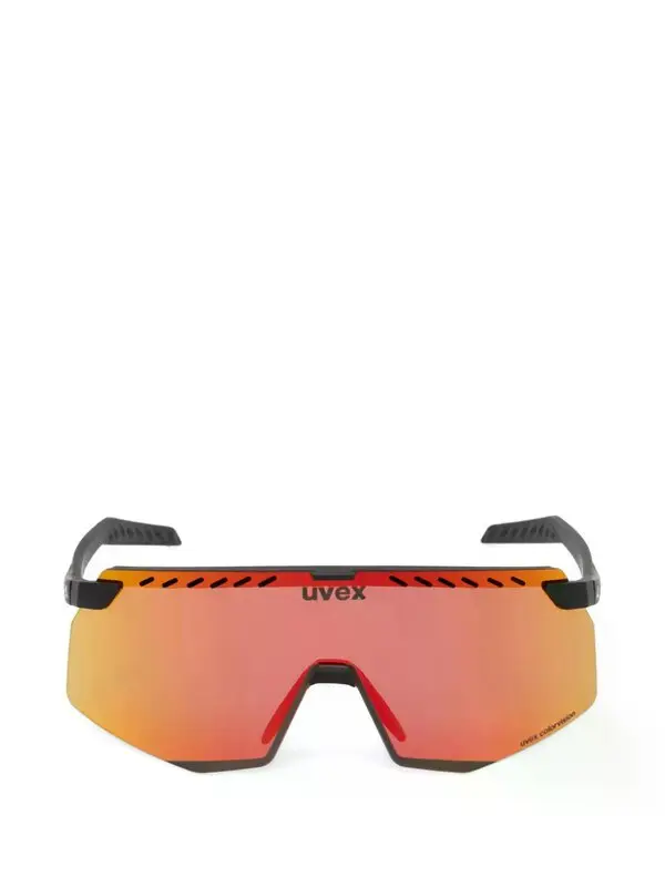 UVEX Geometric Frame Sunglasses - Black