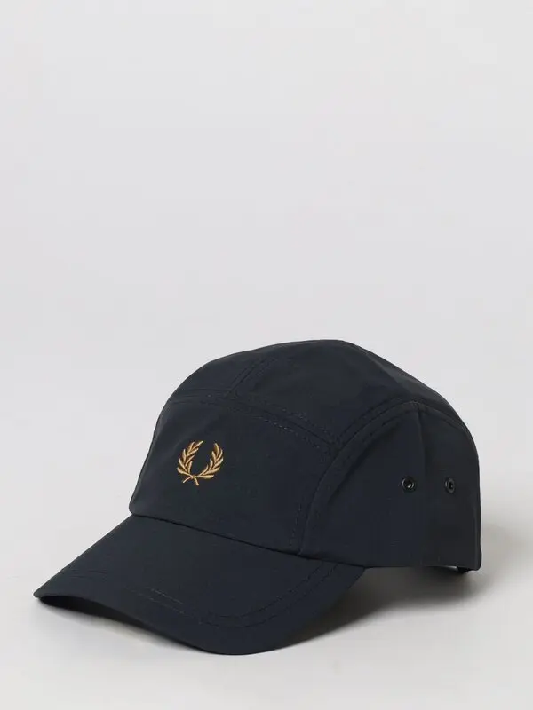 Fred Perry Ripstop Nylon Baseball Cap With Embroidered Logo - Navy