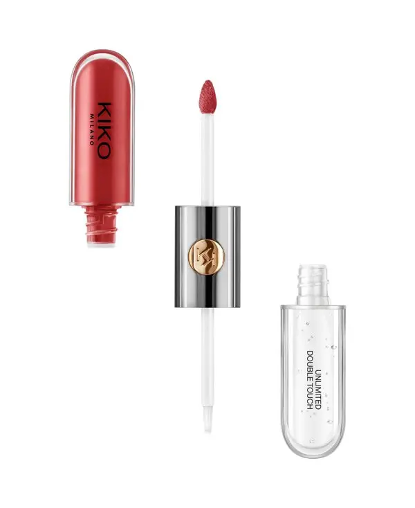 KIKO MILANO Unlimited Double Touch Lipstick - 106 Satin Ruby Red