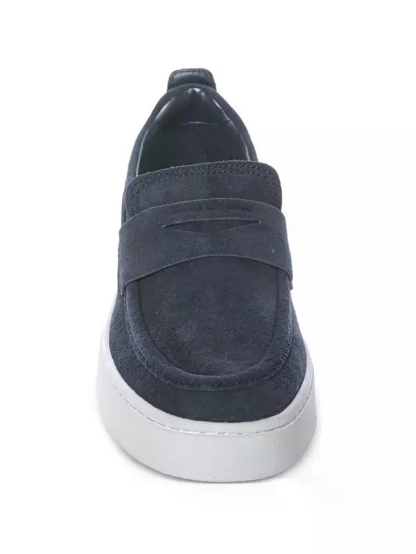 Armani Exchange Suede Penny Loafers