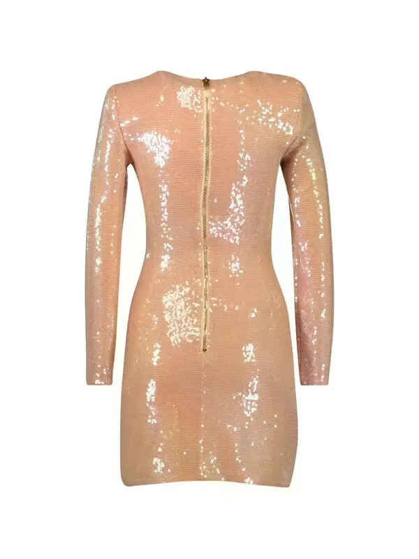 Balmain Sequin Embellished Mini Dress